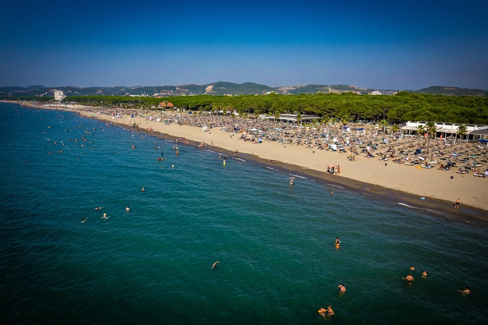 Spille Beach Albania, una dintre plajele lungi si nisipoase dintre Durres si Vlora - Blog ...