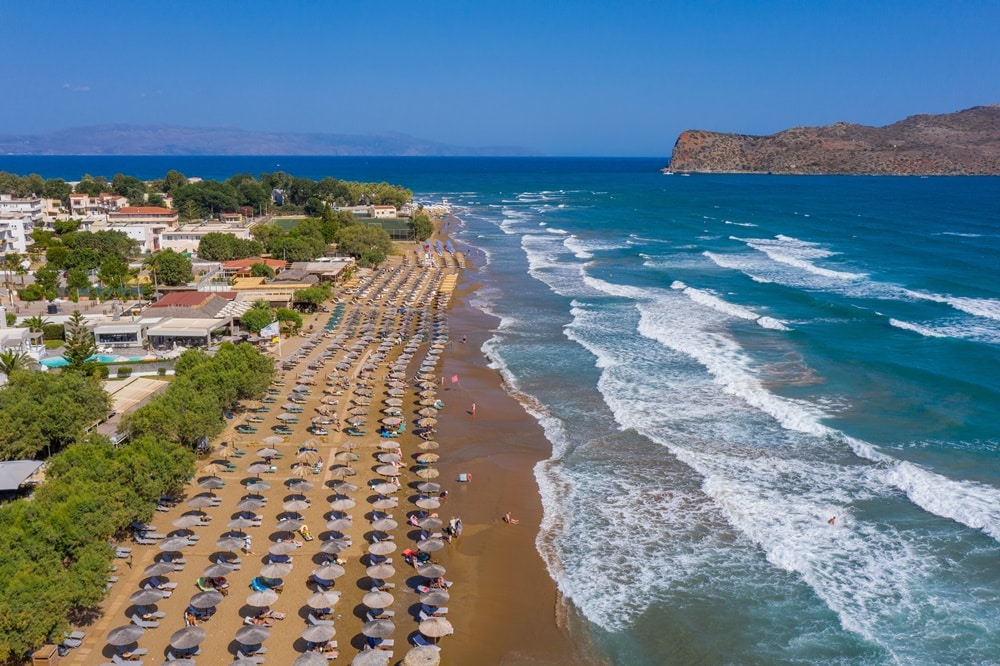 Agia Marina Beach, plaja animata de langa Chania Creta - Blog ...